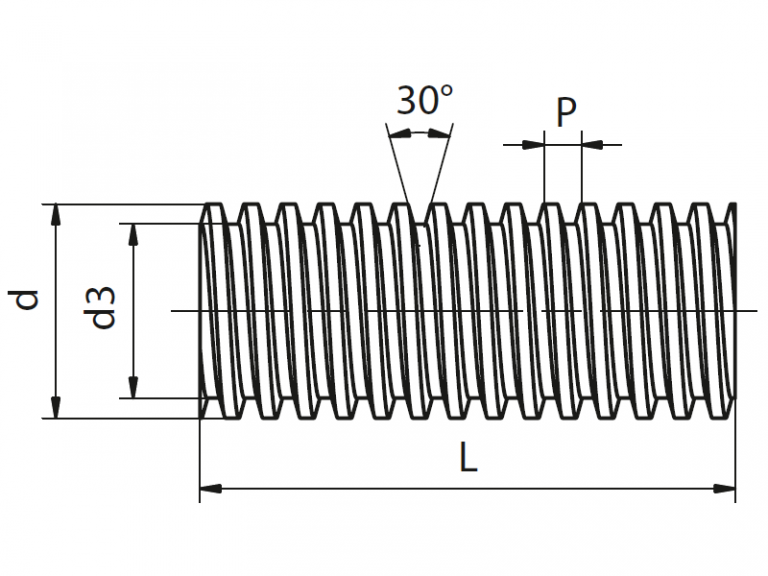 Vis à filetage trapézoïdal - ZIMM